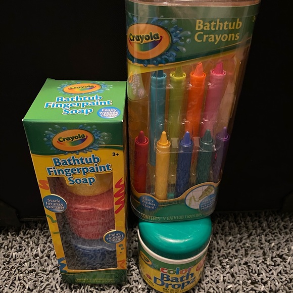 Crayola | Toys | New Crayola Bathtub Fun In The Tub Set Of 3 | Poshmark